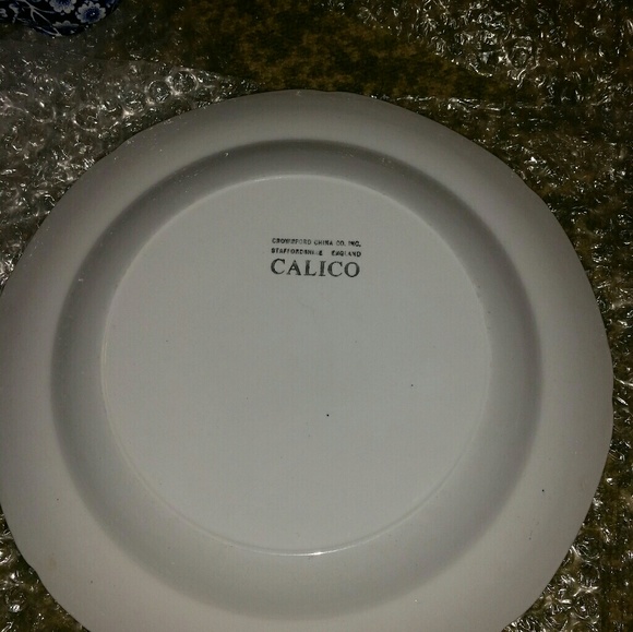 Calico China | Other | Calico China From Staffordshire Burleigh England ...